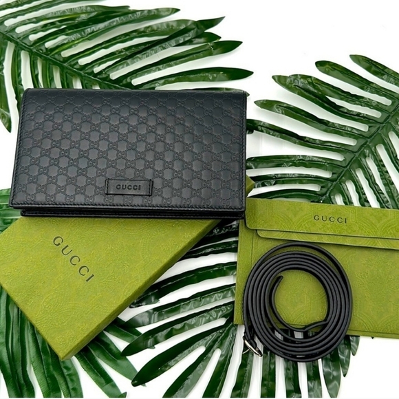 Gucci | Bags | Gucci Womens Leather Micro Gg Guccissima Mini Crossbody ...